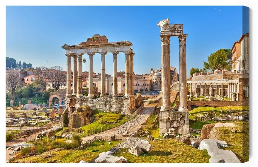 Obraz Pohledy Na Řím Nedostatek Nedostatek Přírodní plátno 30x20