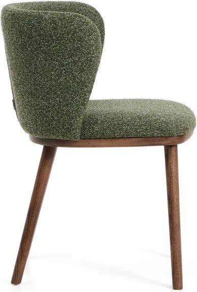 Zelené čalouněné jídelní křeslo Ciselia – Kave Home