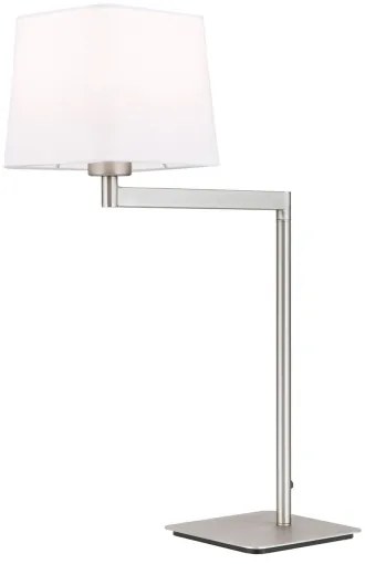 Orion LA 4-1209/1 - Stolní lampa CARLTON 1xE27/40W/230V bílá/matný chrom