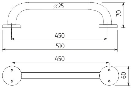 Nimco Madlo 450x25 mm BM 7335-18