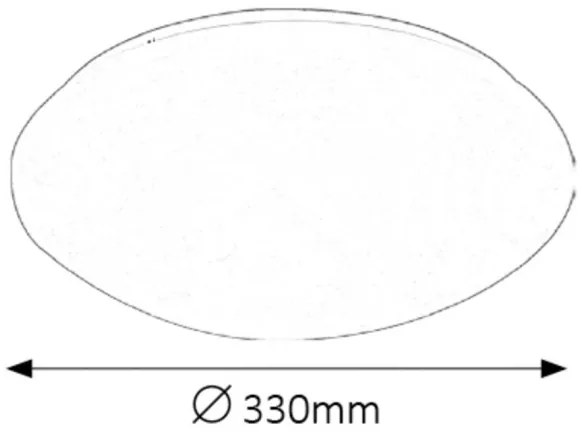 Rabalux 3435 - LED stropní svítidlo LUCAS LED/18W/230V