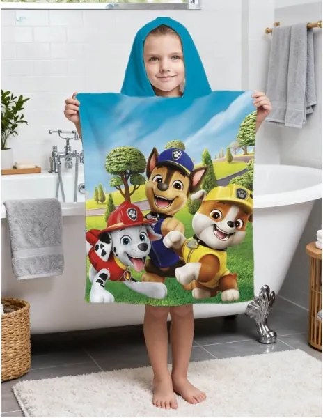 Jerry Fabrics Pončo Paw Patrol PP643 50x115 cm