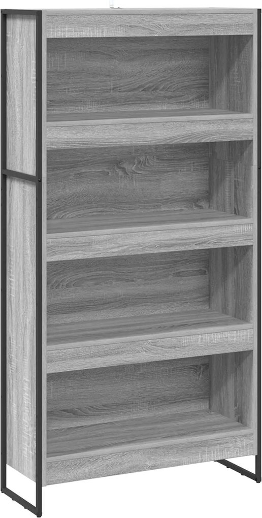 Knihovna 80 x 30 x 155 cm Kompozitní dřevo Šedá Sonoma 3403007