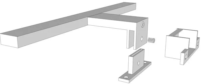 TOP LIGHT Světlo nástěnné Gila LED, Chrom