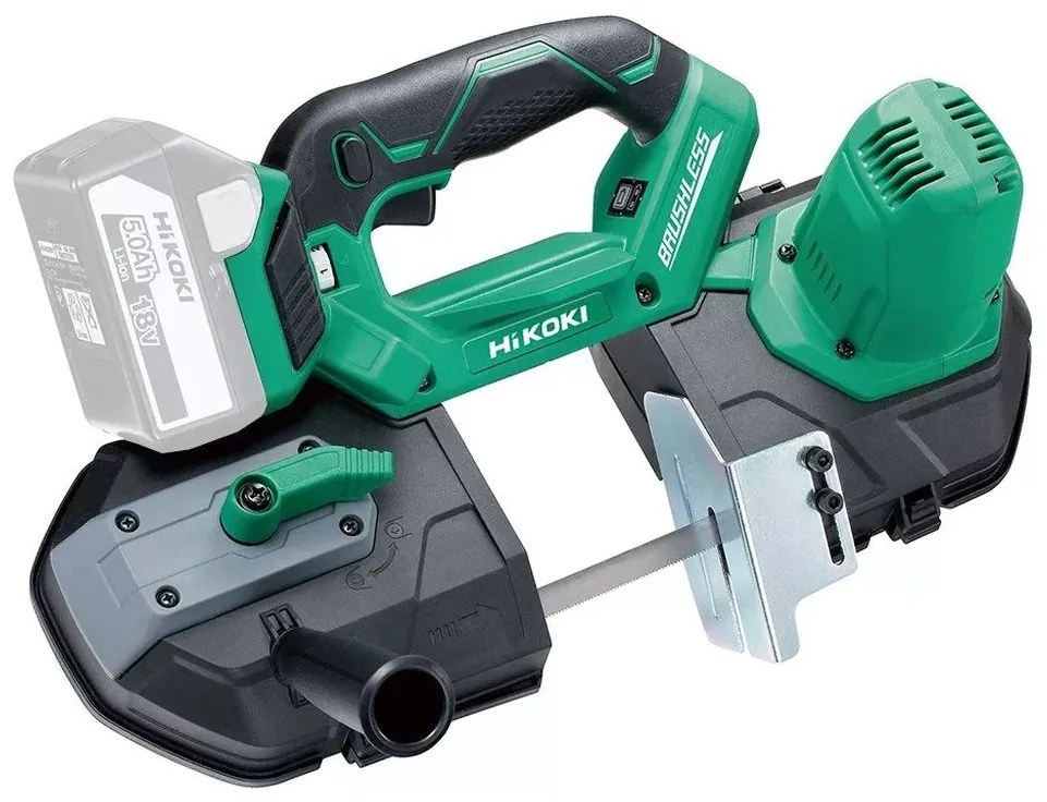 HiKOKI CB18DBLW4Z Aku pásová pila 18V, Bez akumulátoru a nabíječky