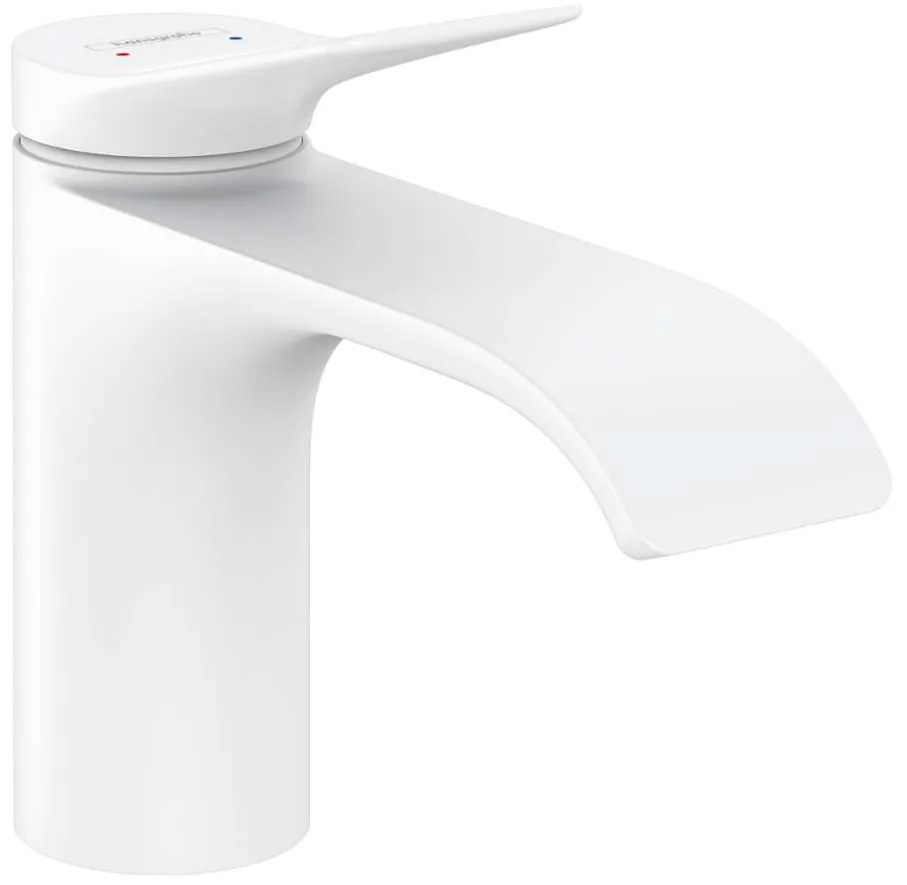 Hansgrohe Vivenis - Umyvadlová baterie 80, EcoSmart, matná bílá 75012700