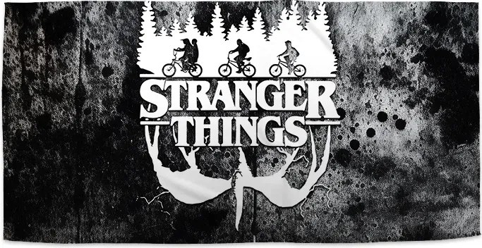 Sablio Ručník Stranger Things White - 30x50 cm