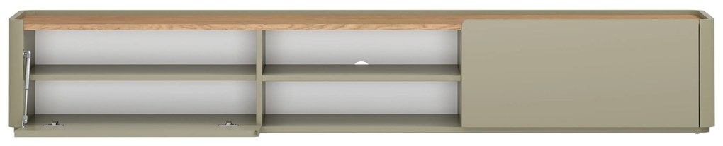 TV stolek Elivo 220 cm - eukalyptus / dub baltic dune