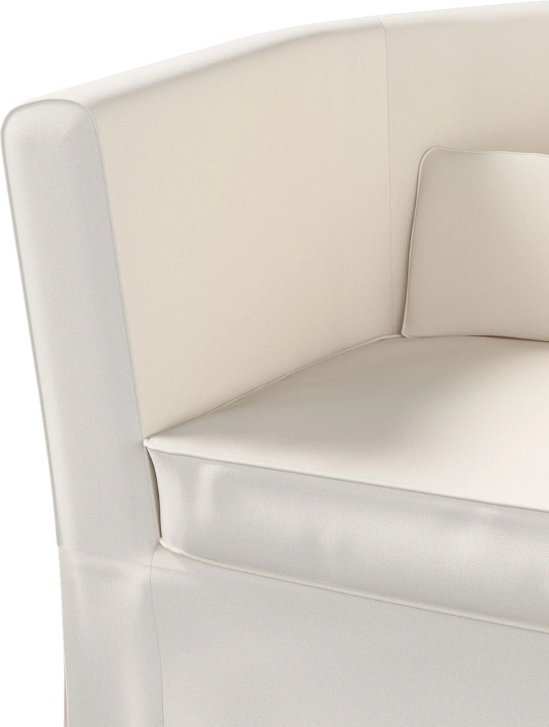 Potah na křeslo IKEA Ektorp Tullsta barva béžová látka pletený vzor