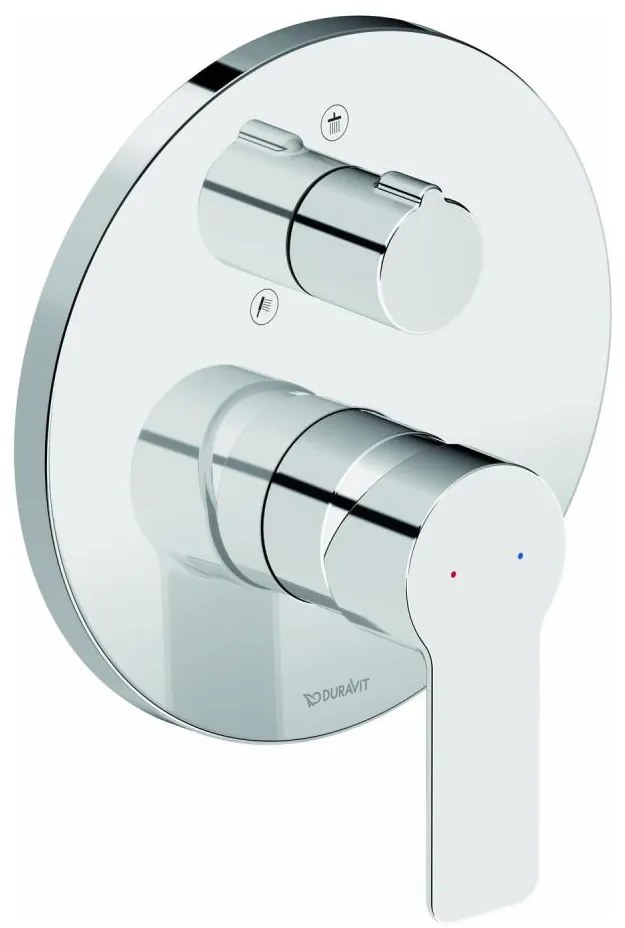 Duravit DC4210012010 - Sprchová baterie pro pod. instalaci D-CODE lesklý chrom