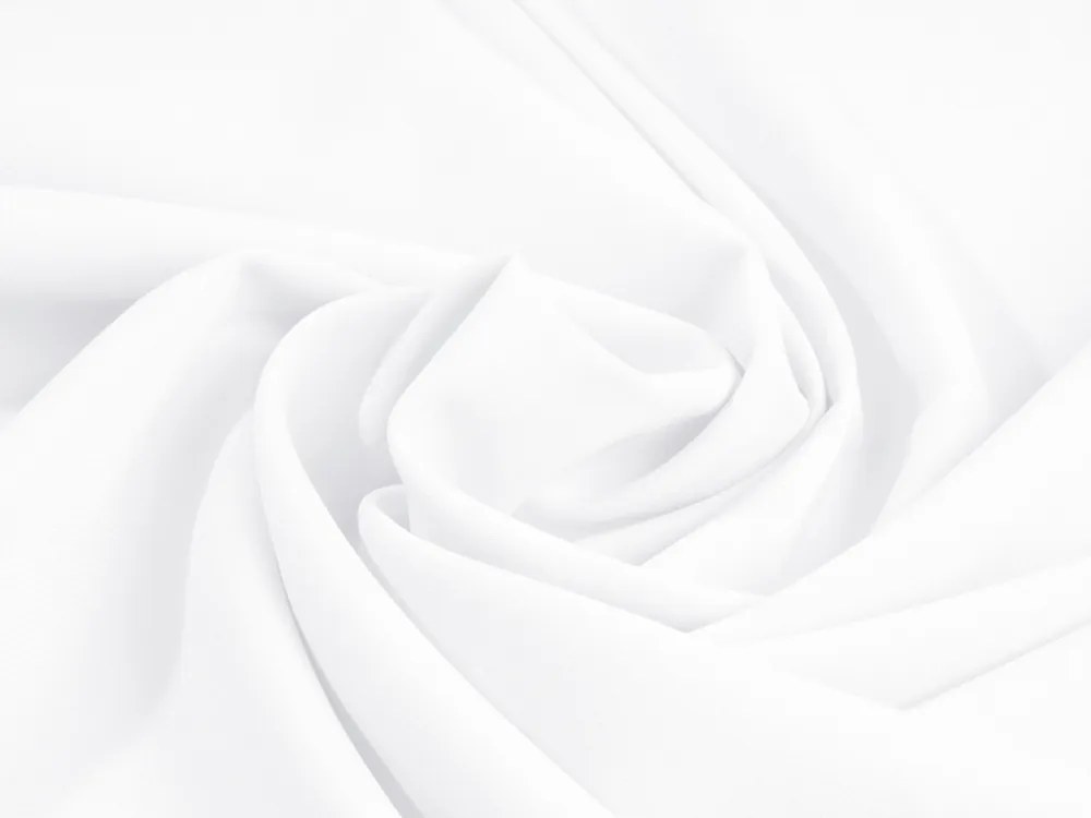 Biante Dekorační oválný ubrus Rongo RG-045 Bílý 120x140 cm