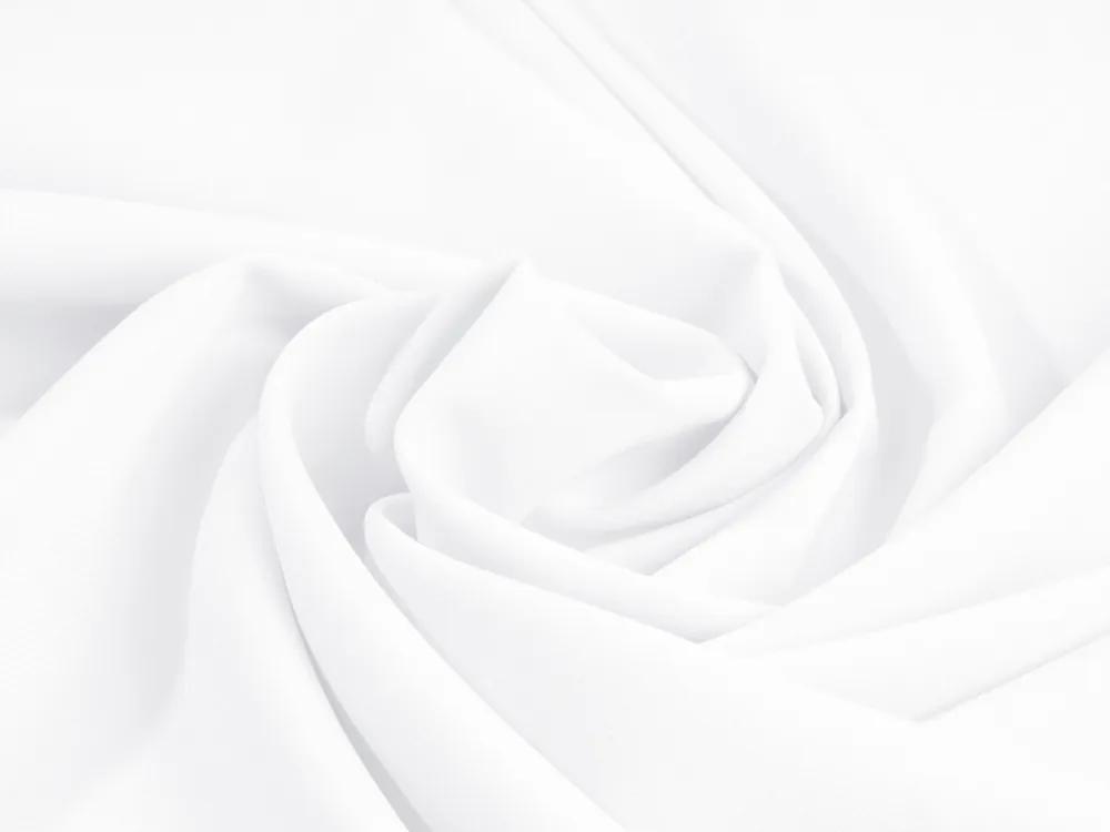 Biante Dekorační oválný ubrus Rongo RG-045 Bílý 140x160 cm