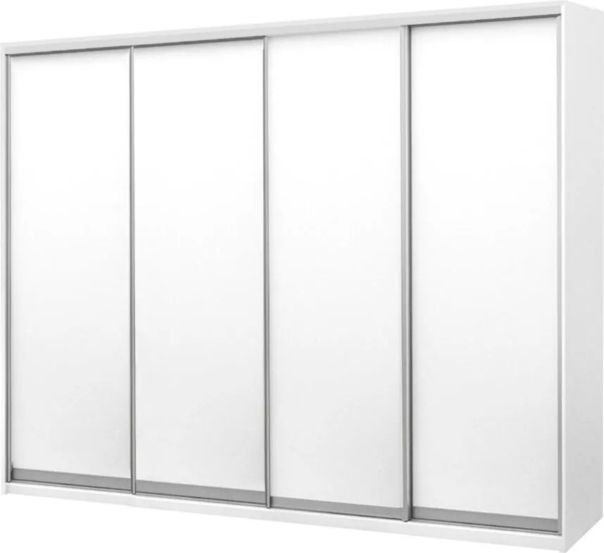 Skříň 4D 2700x2400x600, 4 DTD, bílá