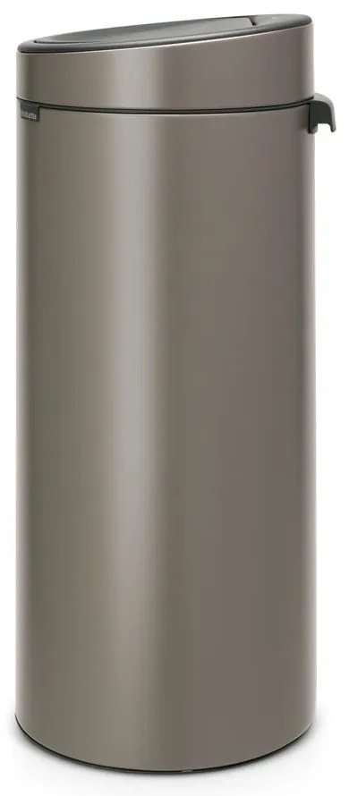 Šedý dotykový ocelový odpadkový koš 30 l Touch Bin – Brabantia
