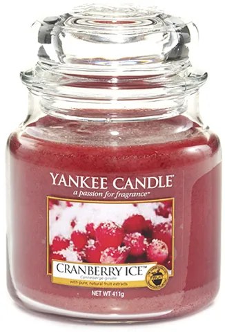 Yankee candle Svíčka ve skleněné dóze - Brusinky na ledu, 410 g