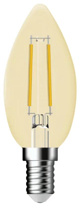 OnaDnes -20% Nordlux Žlutá stmívatelná LED žárovka Classic Deco Standard E14 4,2W