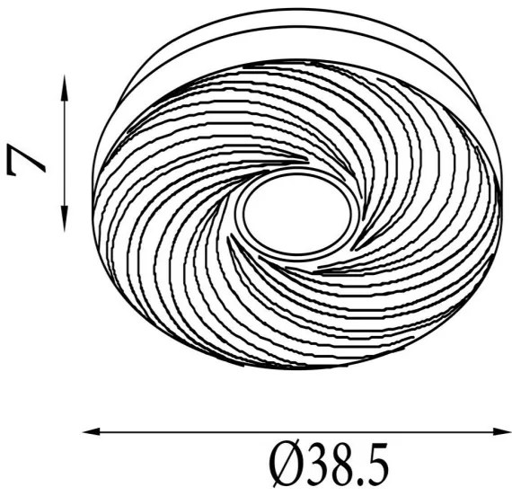 Searchlight 97010-39WH -LED Stropní svítidlo AURA LED/24W/230V 3000K pr. 38,5 cm