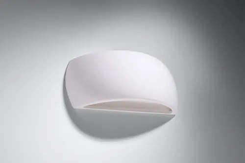 Nástěnné keramické svítidlo SOLLUX Pontius G9 1x60W bez zdroje SL.0835 bílá