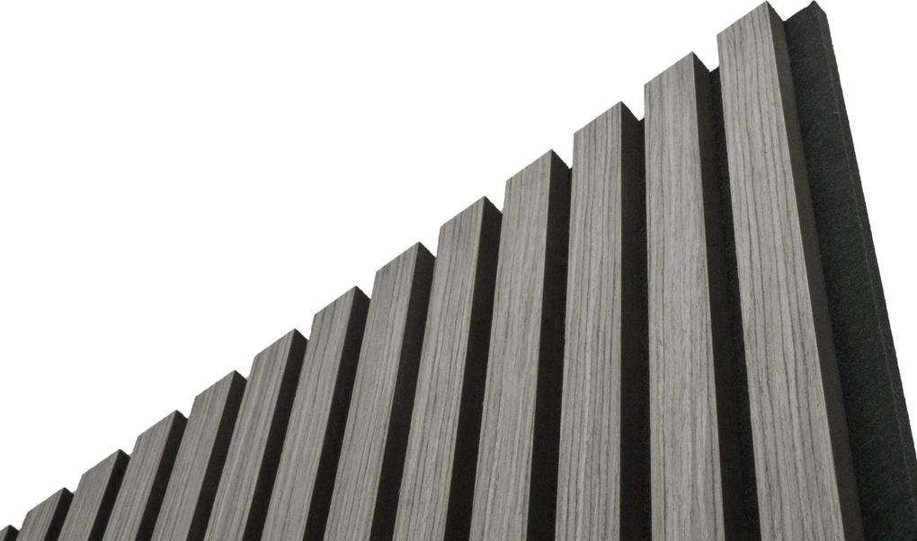 Akustický panel G21 270x60,5x2,1 cm, šedý dub [63910192]