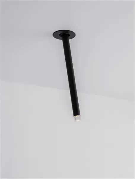 LED černé moderní stropní svítidlo Stilvi
