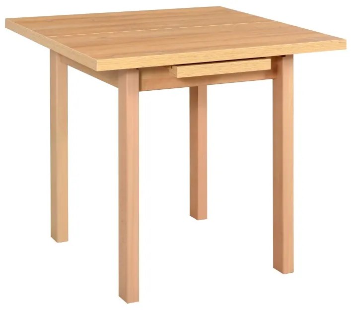 Jídelní stůl Argo 7 Zvolte barvu horní desky: Bílý (borovice andersen), Zvolte barvu nožek: Černá