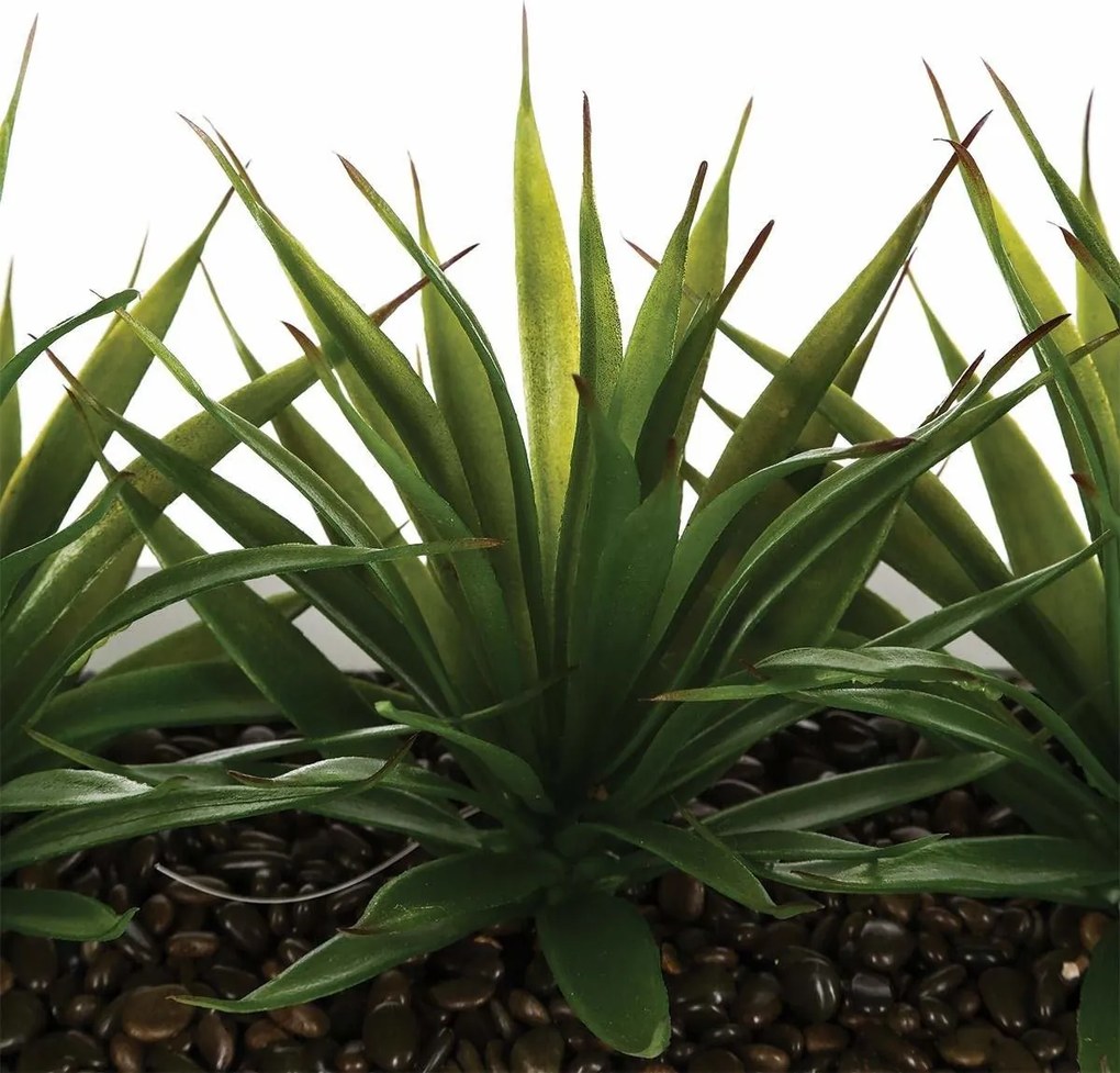 Umělá rostlina Aloe Vera v květináči, 31 x 16 x 17 cm