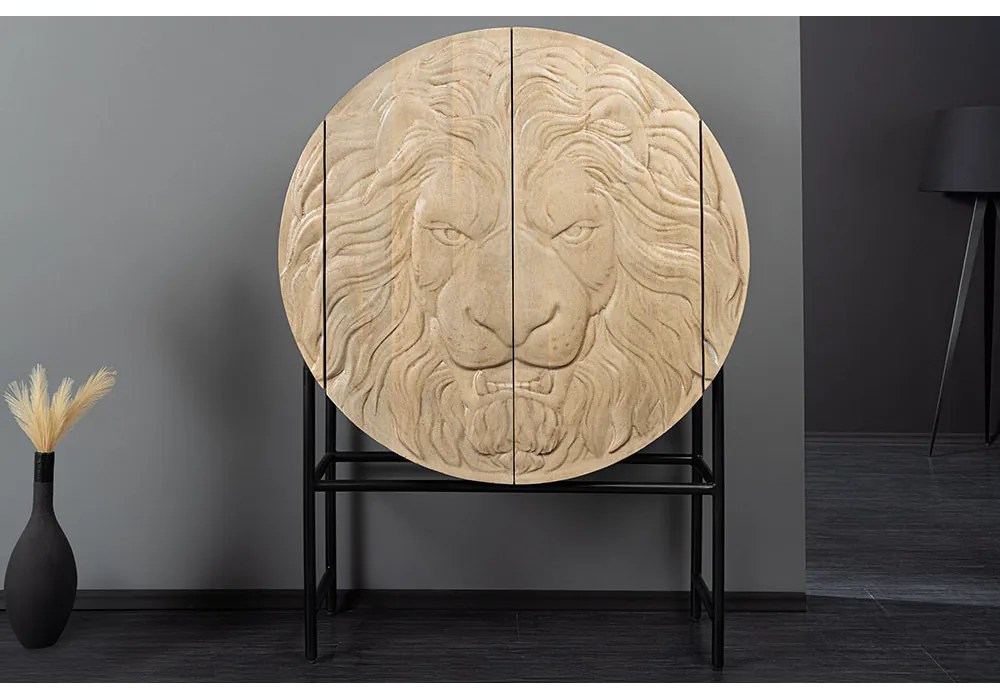 Massive home | Vysoká komoda Lion 160cm masiv mango