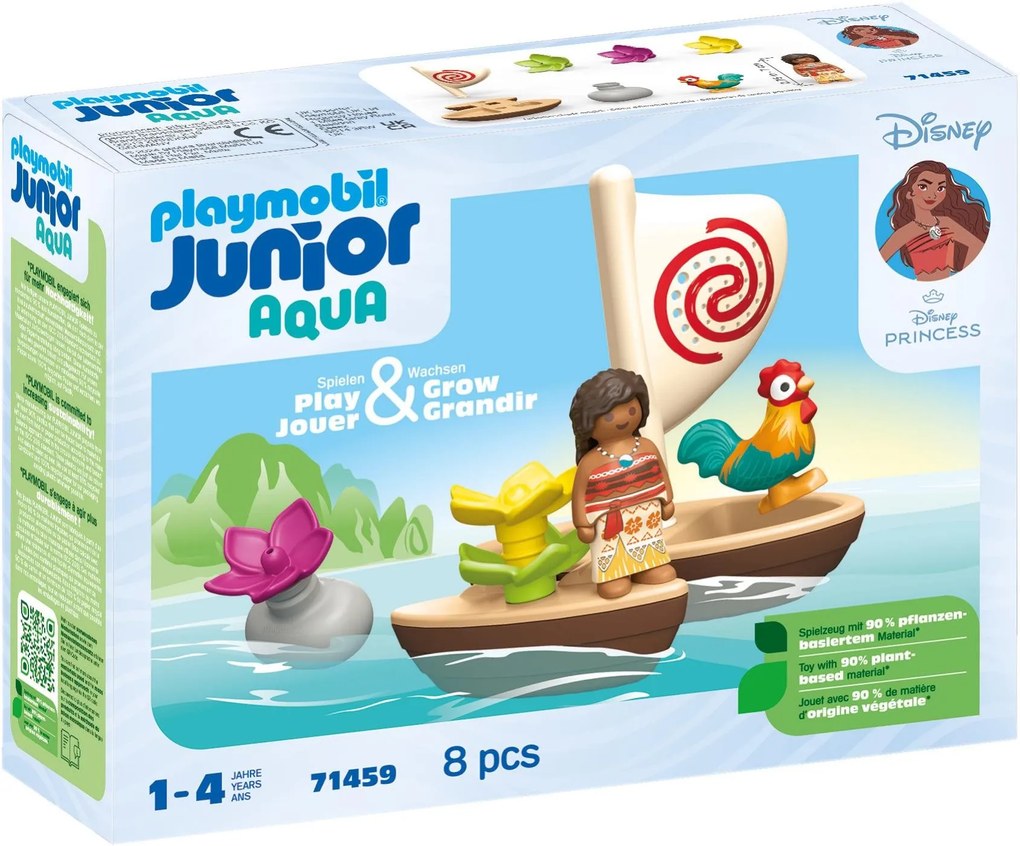 Playmobil 71459 junior & disney: vaianin katamarán