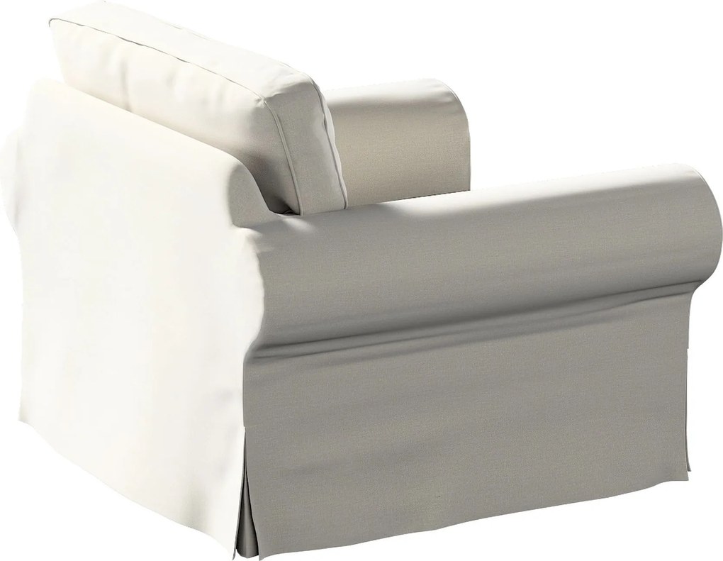 Potah na křeslo IKEA Ektorp barva šedá látka sametová