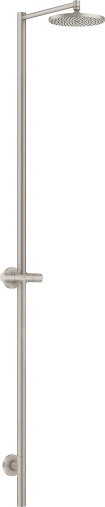 Axor Starck - Sprchový set s baterií, průměr 24 cm, vzhled nerezu 12671800