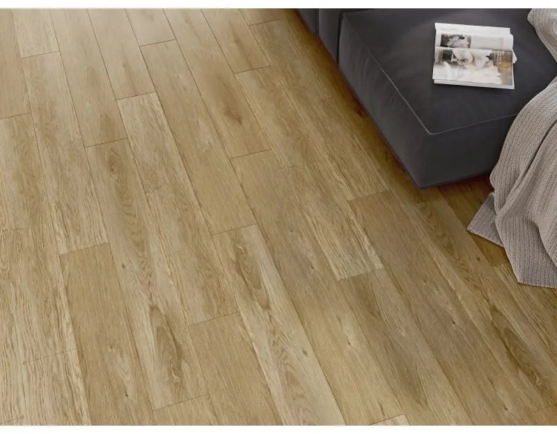 Mexen Manhattan, vinylová podlaha 1240x182 mm SPC 6,5 mm, IXPE 1,5 mm, 4stranná V-drážka, dub, F1041-1240-182-505-4V1-01