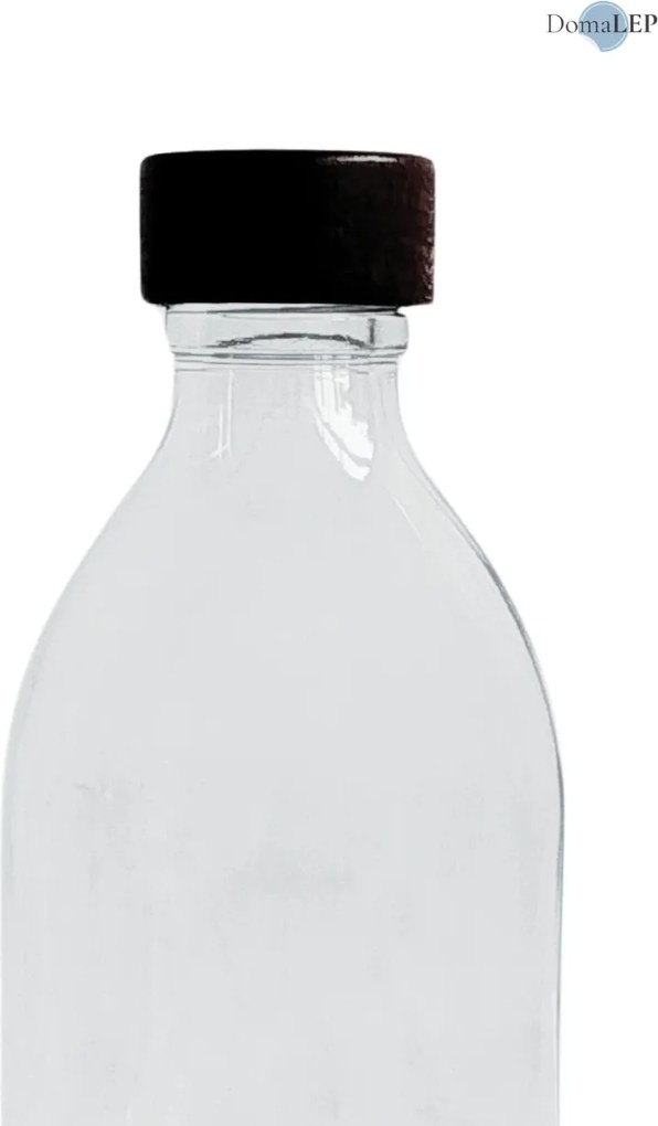 Dávkovač mýdla STELLA 540 ml s uzávěrem tmavé dřevo