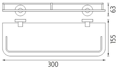Nimco Police s ohrádkou, 30 cm UNIX - UN 13091AX-30-26