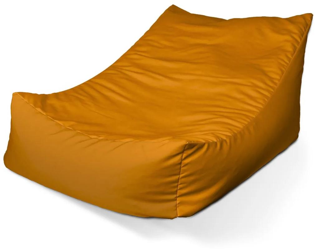 Sablio Sedací vak Lounge Neonová oranžová - 80 x 95 x 50 cm