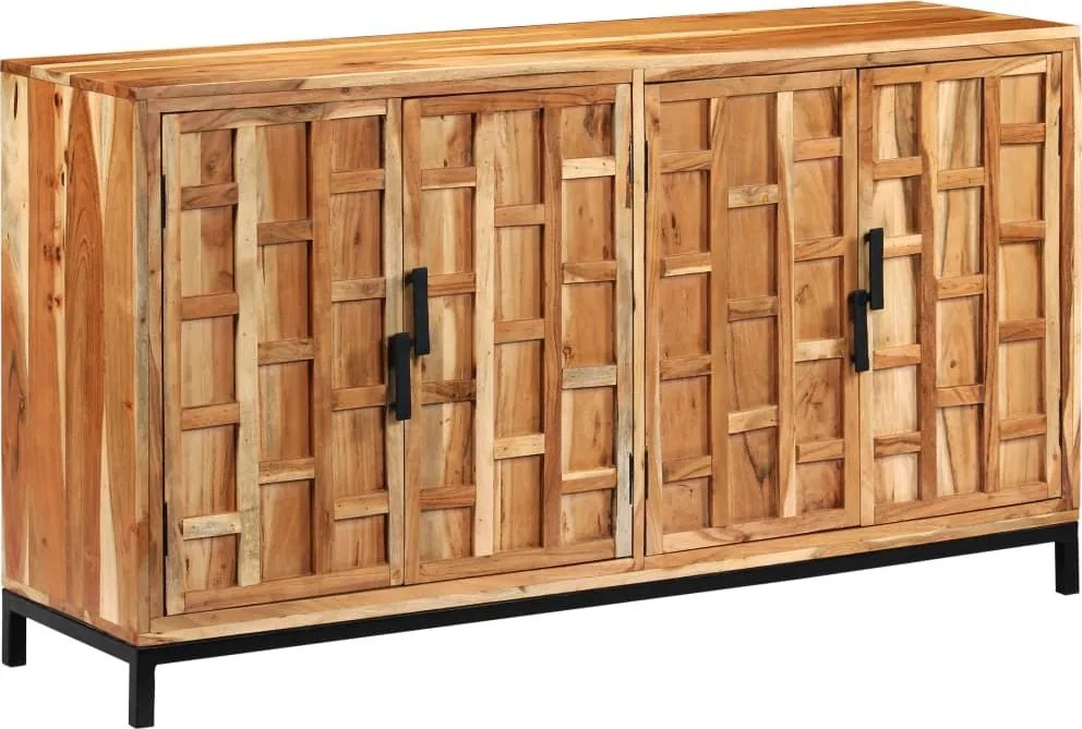 vidaXL Příborník z masivního akáciového dřeva 145 x 40 x 80 cm [246134]
