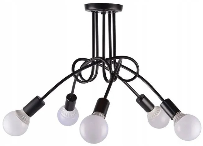 Toolight Osvětlení Lamp Paradise 5 Black 392252
