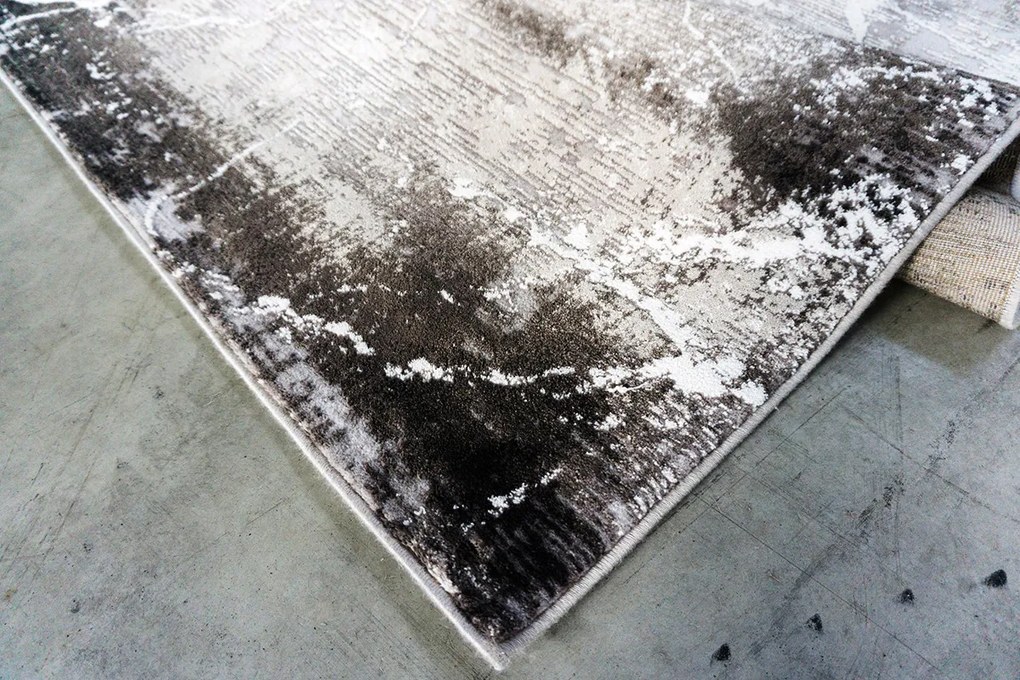 BE Koberec Mitra 3002 BEIGE - béžový šedý obdélníkový Rozměr: 60x100 cm