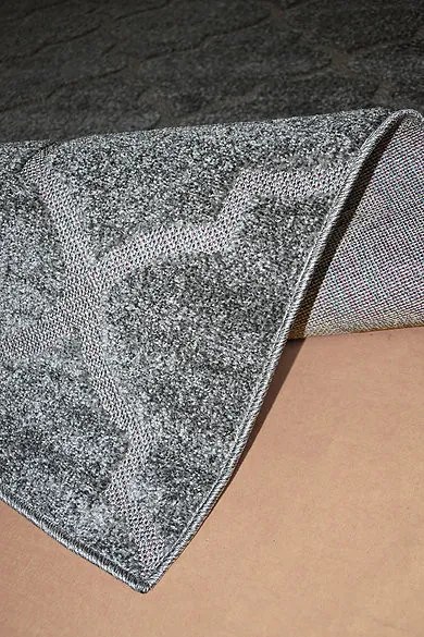 Berfin Dywany, Kusový koberec Lagos 1052 Grey (Silver), 80x150, šedá, chodba / předsíň