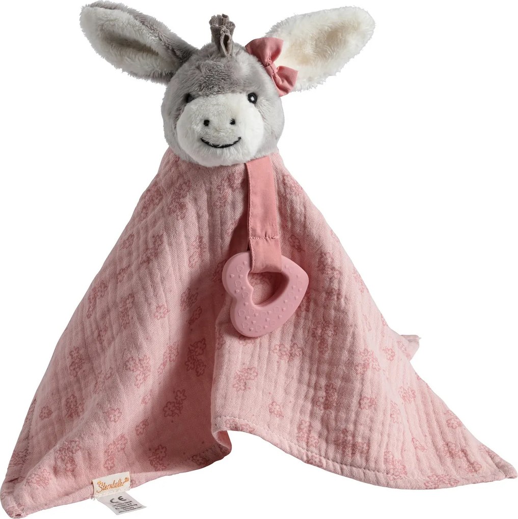 Tchibo - Mazlicí dečka Sterntaler »Oslík Emmi Girl« - barva: růžová