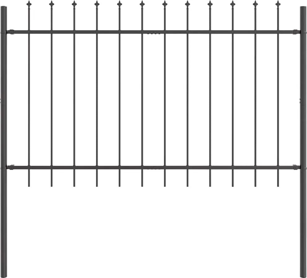 Zahradní plot WOERDEN 7 ks 11,9 x 1,2 m Práškově lakovaná ocel 3334131