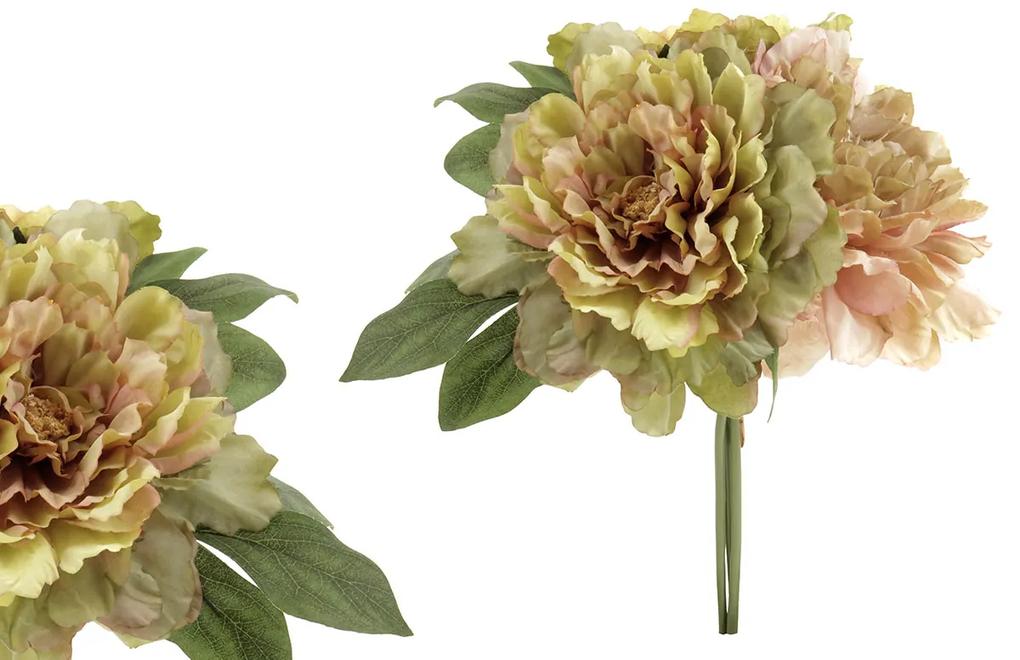 Hortenzie, puget z umělých květin, barva zelená - KUM3319-GRN