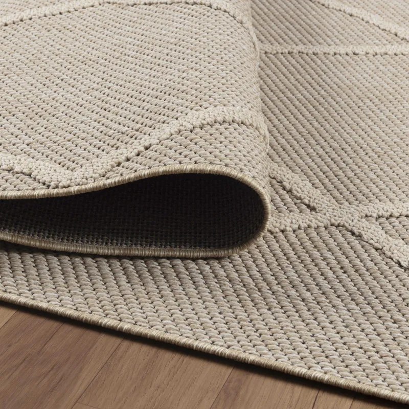 Ayyildiz, Kusový koberec Patara 4952 Beige – na ven i na doma, 200x290, béžová, chodba / předsíň