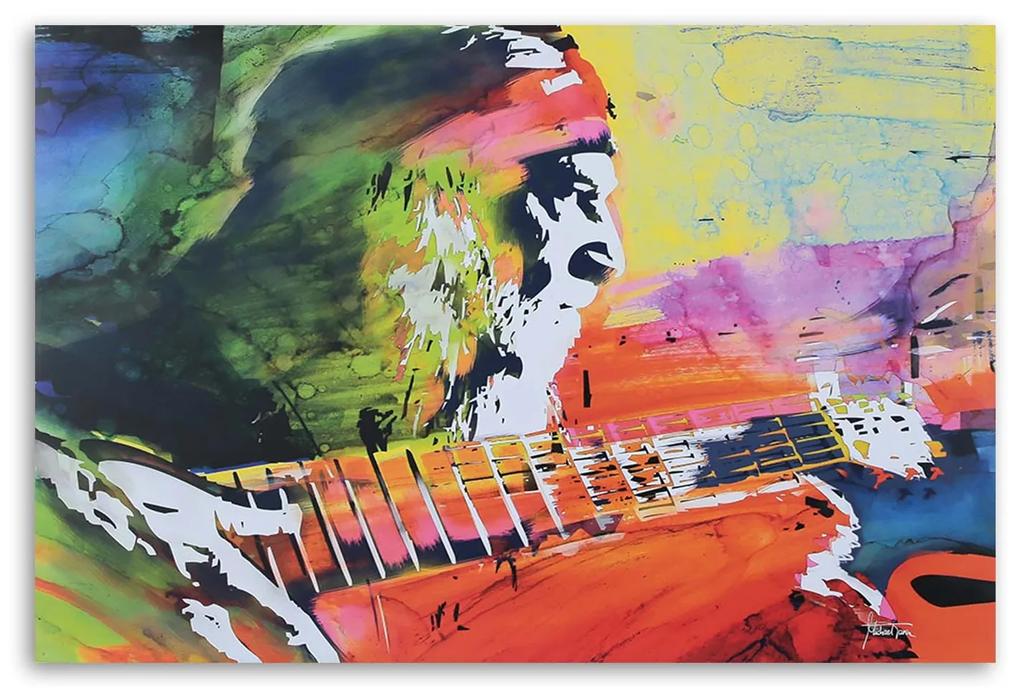 Gario Obraz na plátně Kurt Cobain - abstraktní Rozměry: 60 x 40 cm