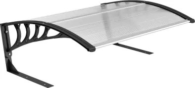 Outsunny garáž pro robotickou sekačku z hliníku, střešní kryt s dutou střechou, UV 30+, odolná proti počasí 100 x 81 x 43 cm, bílá