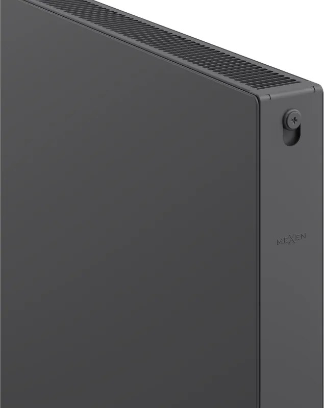 Mexen CF21, panelový radiátor 600 x 1000 mm, boční připojení, 1210 W, antracitová, W421F-060-100-66