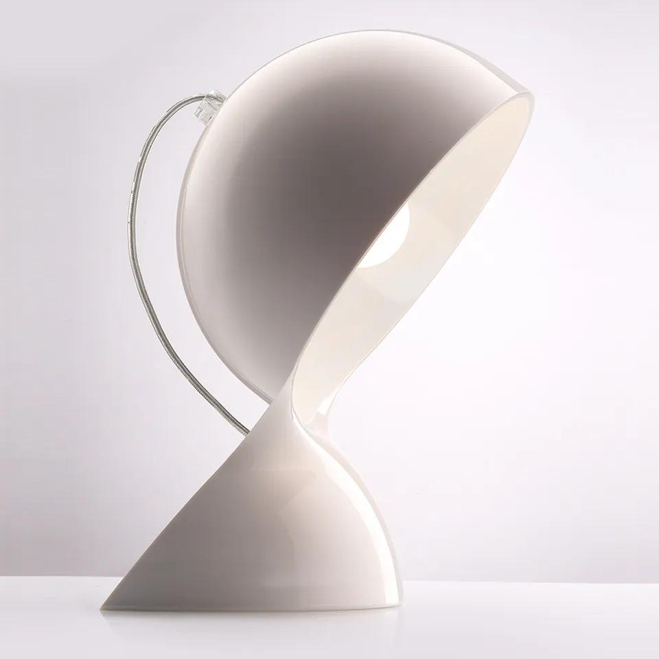 Artemide 1466000A Dalú, bílá designová stolní lampa, 1x28W, výška: 26 cm