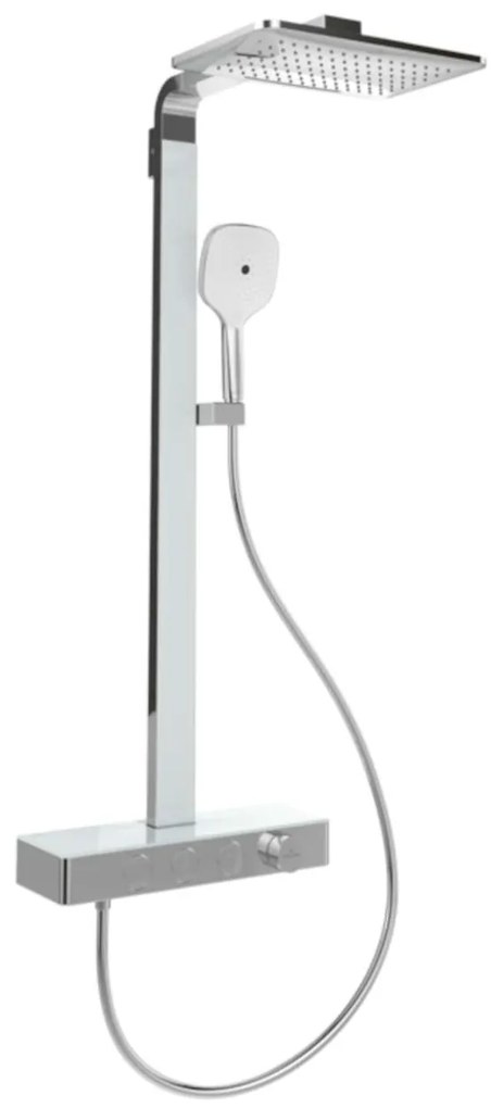 Villeroy & Boch Infinity Showers - Sprchový set s termostatem, 36x24 cm, 3 proudy, chrom TVS11000400061