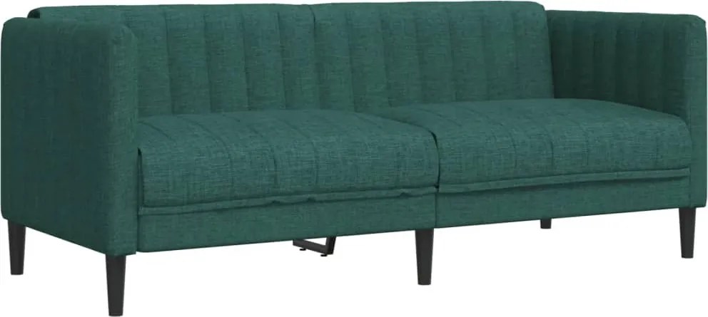 3dílná sedací souprava tmavě zelená textil 3209233