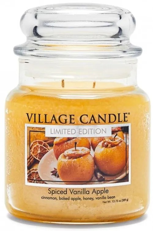 Vonná svíčka Spiced Vanilla Apple Village Candle, 390 g