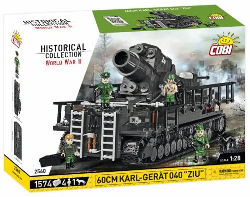 Cobi 2560 II WW 60 cm Karl-Great 040 "Ziu", 1574 kostek, 1:28